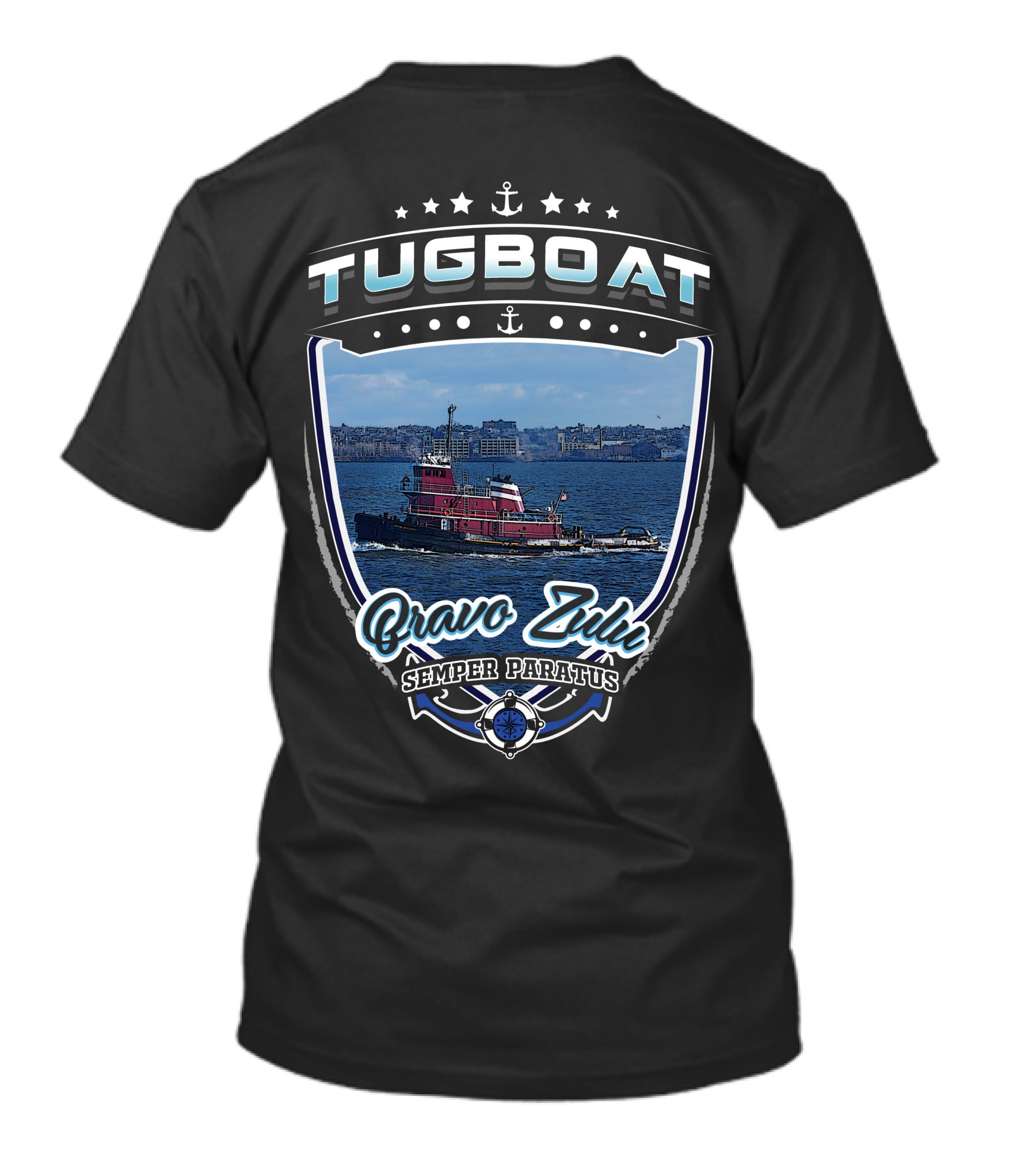 Tugboat Bravo Zulu Semper Paratus T-Shirt
