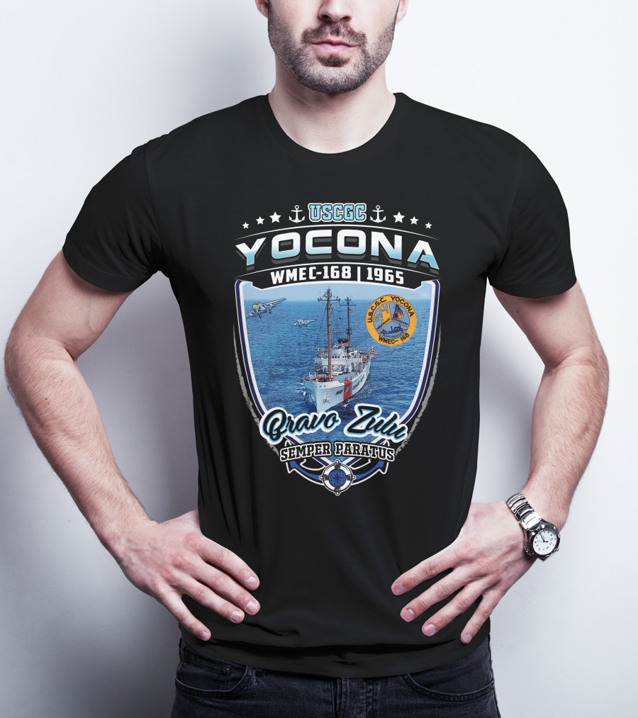 Uscgc Yocona Wmec-168 1965 Bravo Zulu Semper Paratus T-Shirt