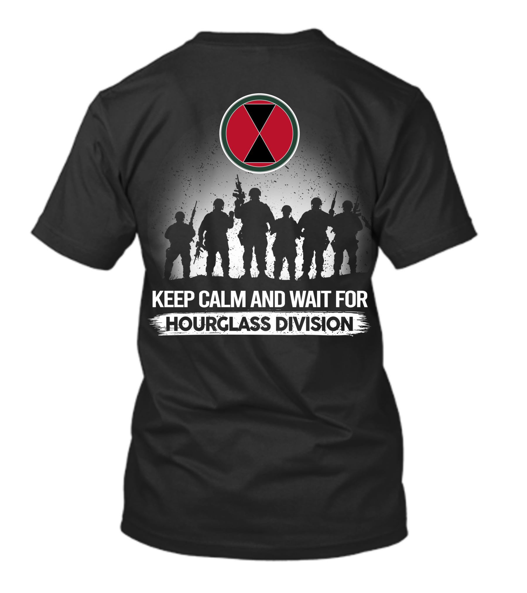 Keep Calm And Wait For Hourglass Division 7Th Infantry Division T-Shirt