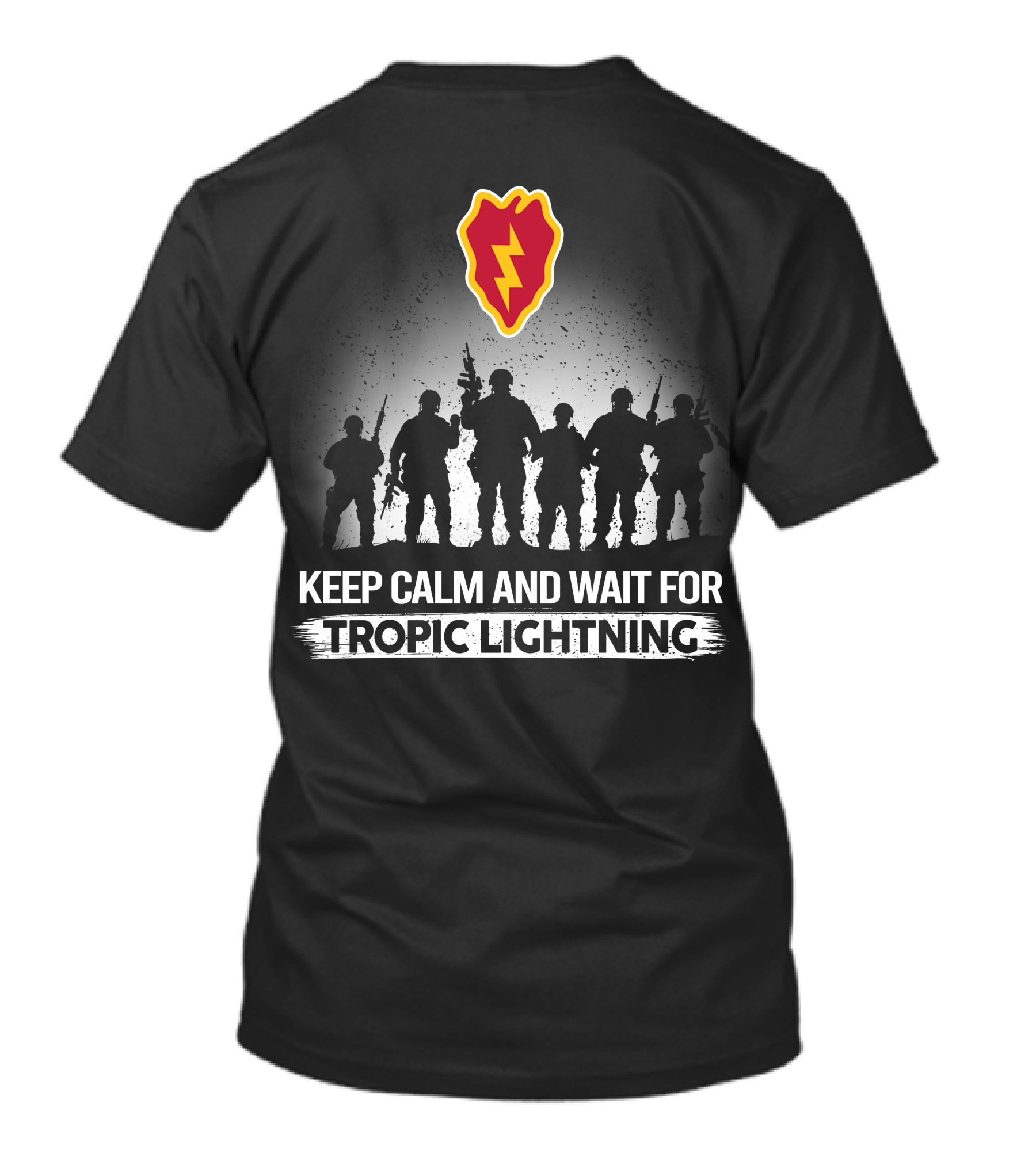 Tropic Lightning Keep Calm And Wait For 25Th Infantry Division T-Shirt
