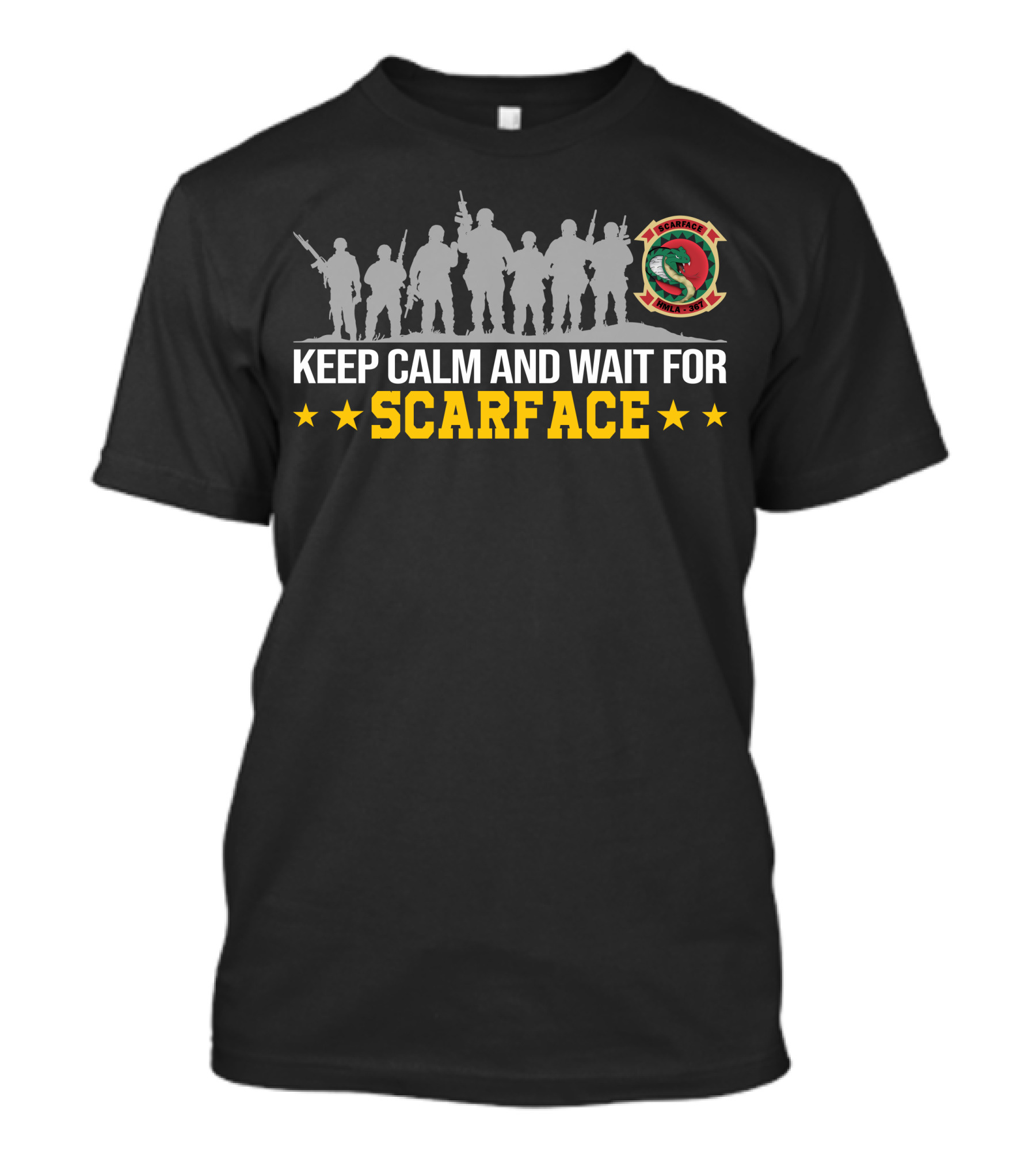 Hmla-367 Scarface Keep Calm And Wait For Scarface T-Shirt