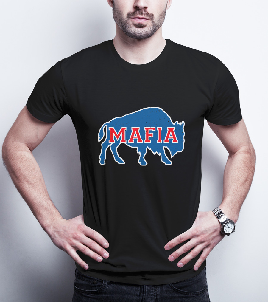 Buffalo Bills Mafia Vintage Buffalo Sports Fan Football T-Shirt
