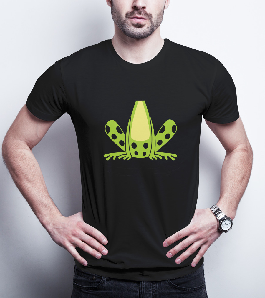 Frog Body Costume Cute Reptile Halloween Gift Green Spotted Amphibian T-Shirt