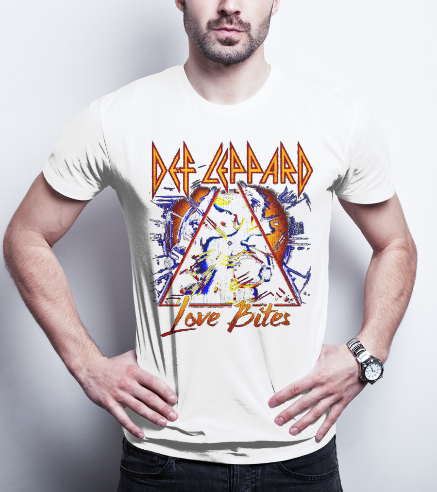 Def Leppard Love Bites Triangle T-Shirt