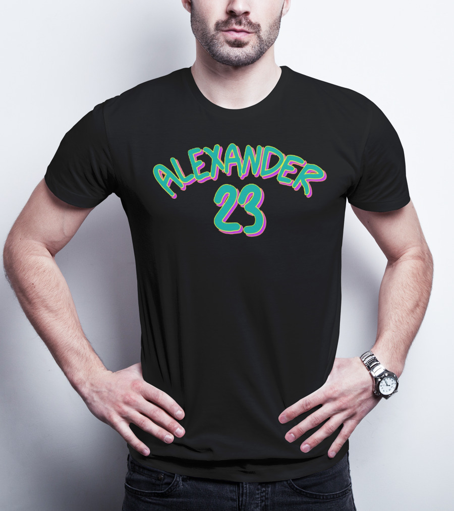 ALEXANDER 23 Bright Neon T-Shirt
