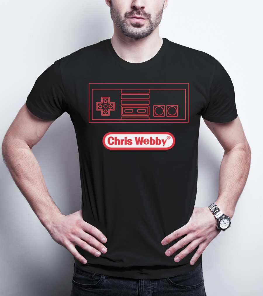 Chris Webby Retro Controller Gaming T-Shirt