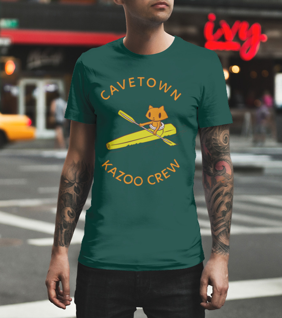 Cavetown Kazoo Crew Cat In Canoe T-Shirt
