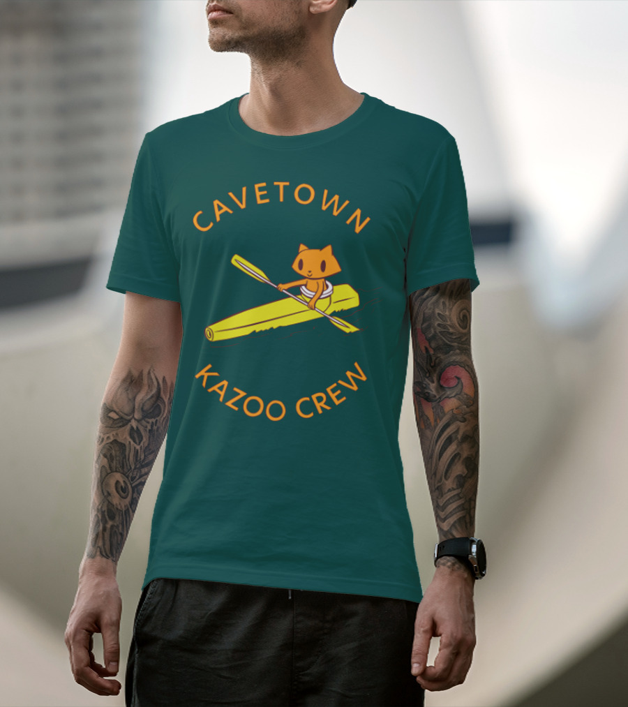 Cavetown Kazoo Crew Cat In Canoe T-Shirt