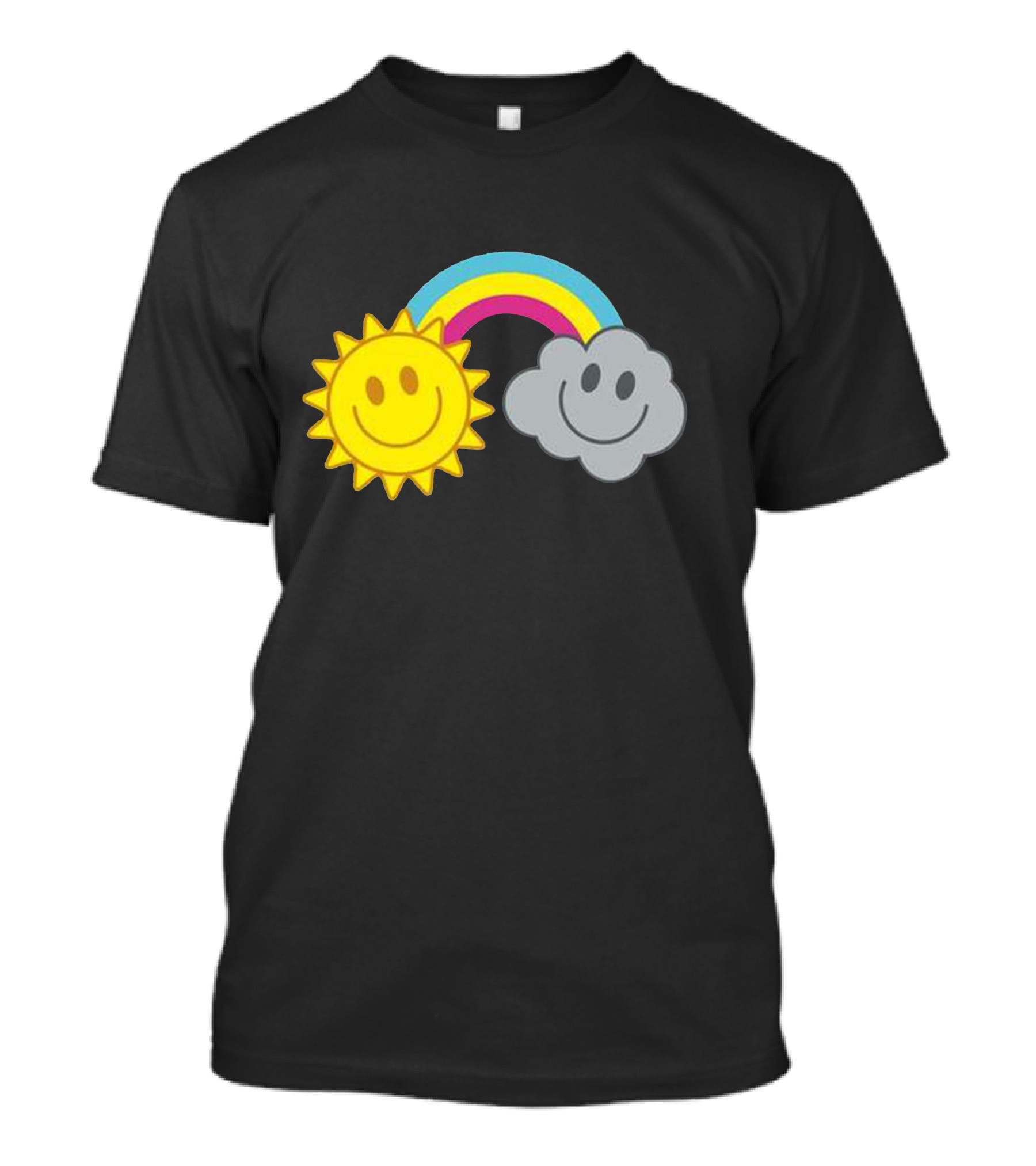 Mcfly Smiling Sun Cloud Rainbow T-Shirt