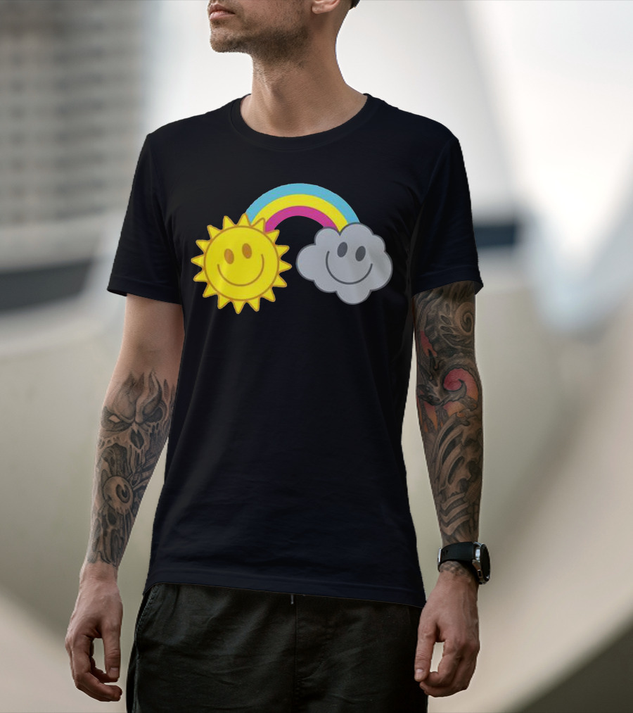 Mcfly Smiling Sun Cloud Rainbow T-Shirt