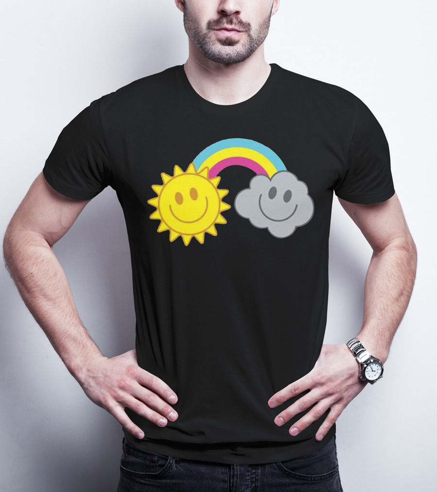 Mcfly Smiling Sun Cloud Rainbow T-Shirt