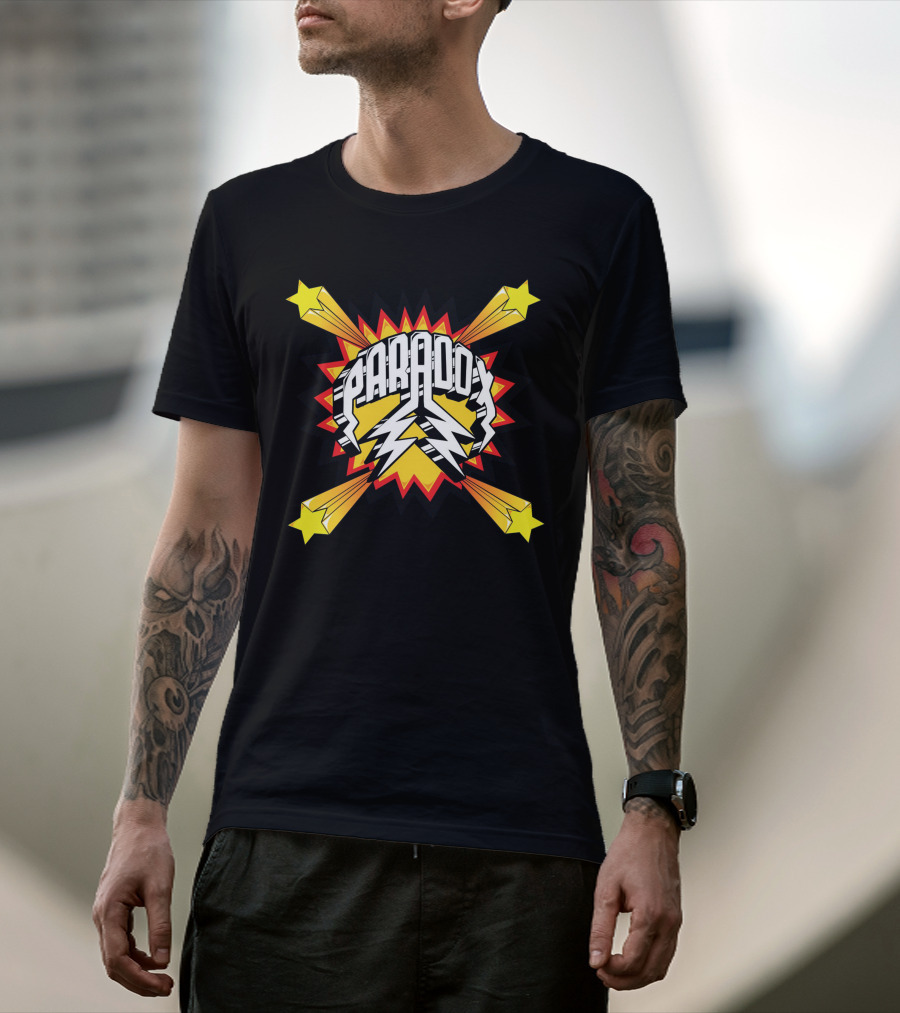 Paradox Starburst Lightning Comic Style Explosion T-Shirt