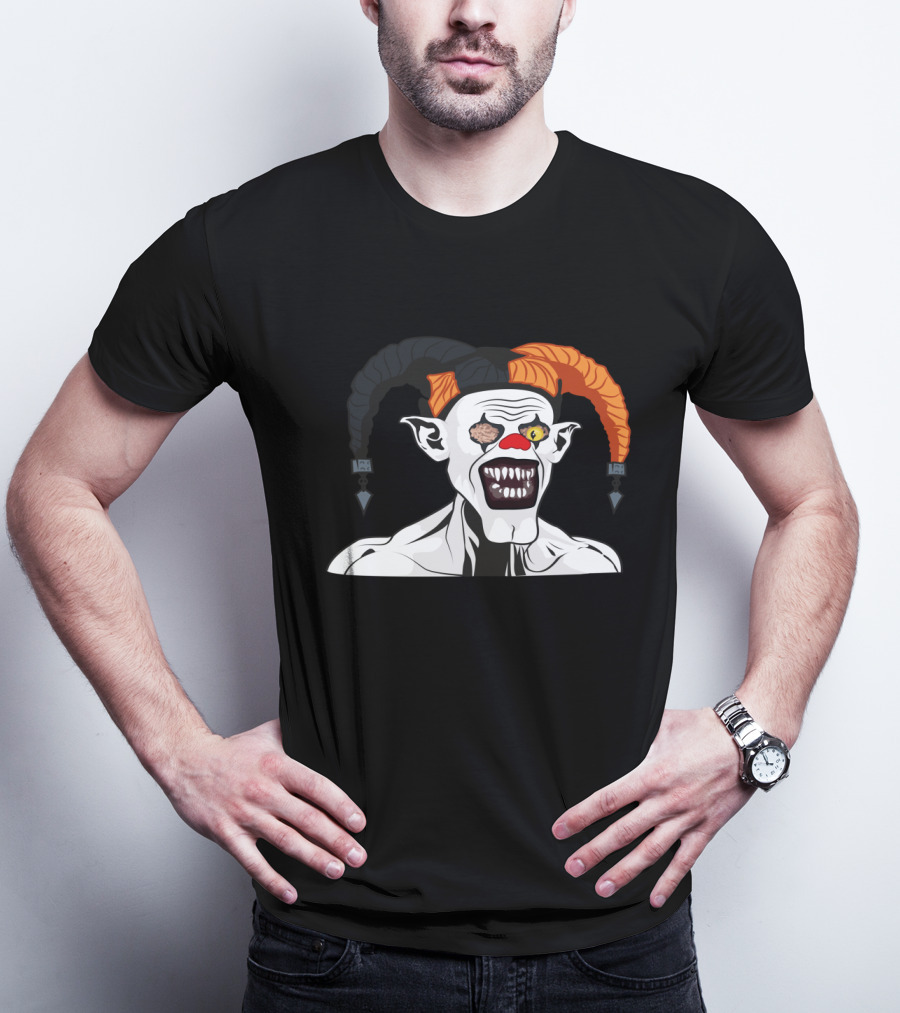 Killer Clown Harlequin Joker Monster Creepy T-Shirt