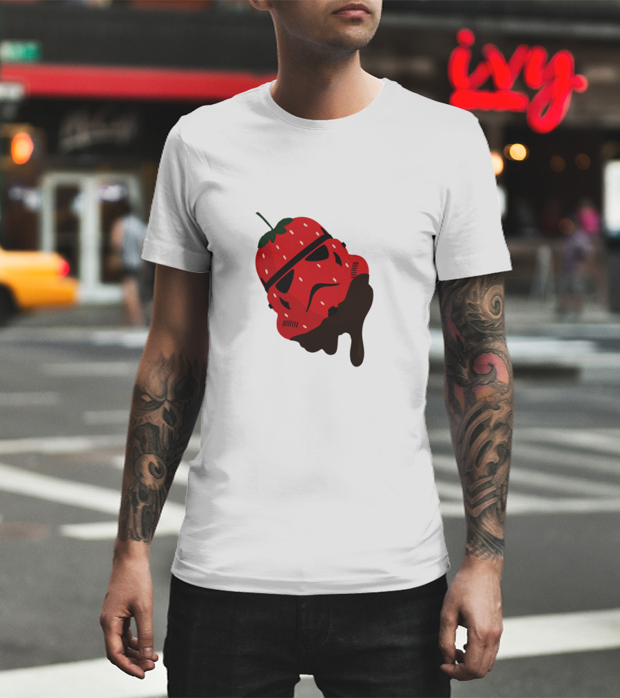 Star Wars Stormtrooper Chocolate Dipped Strawberry T-Shirt
