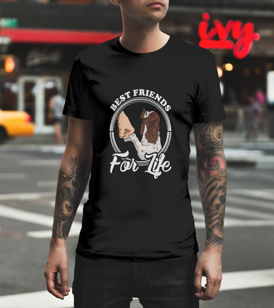 Best Friends For Life English Springer Spaniel T-Shirt