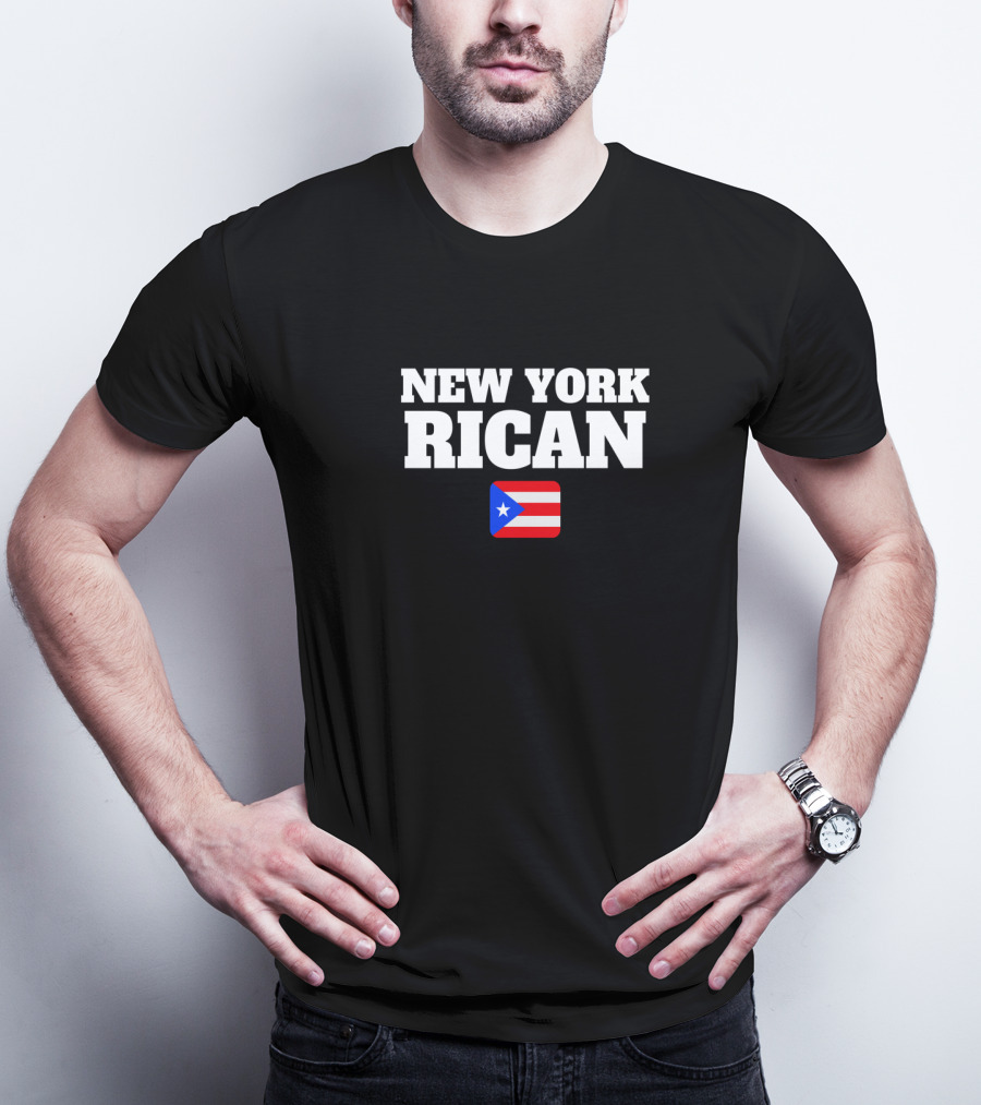 New York Rican Puerto Rico Flag Heritage T-Shirt