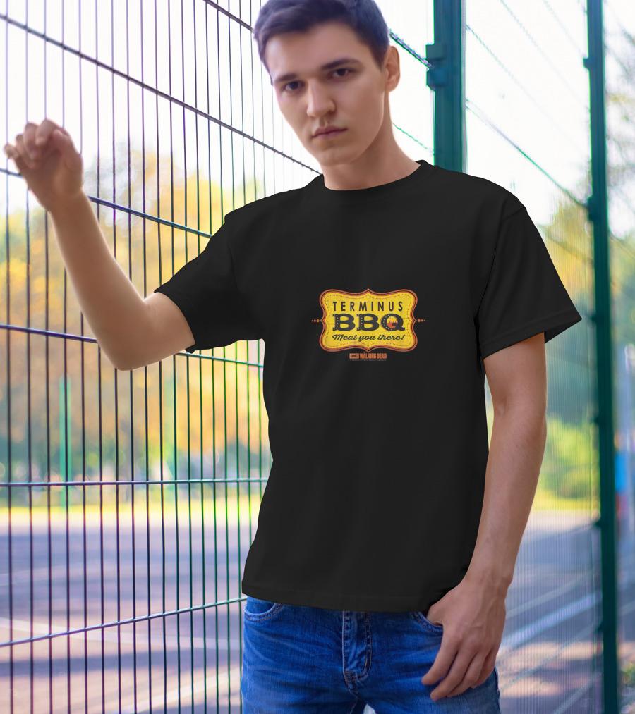 Terminus BBQ Meat You There Walking Dead AMC T-Shirt