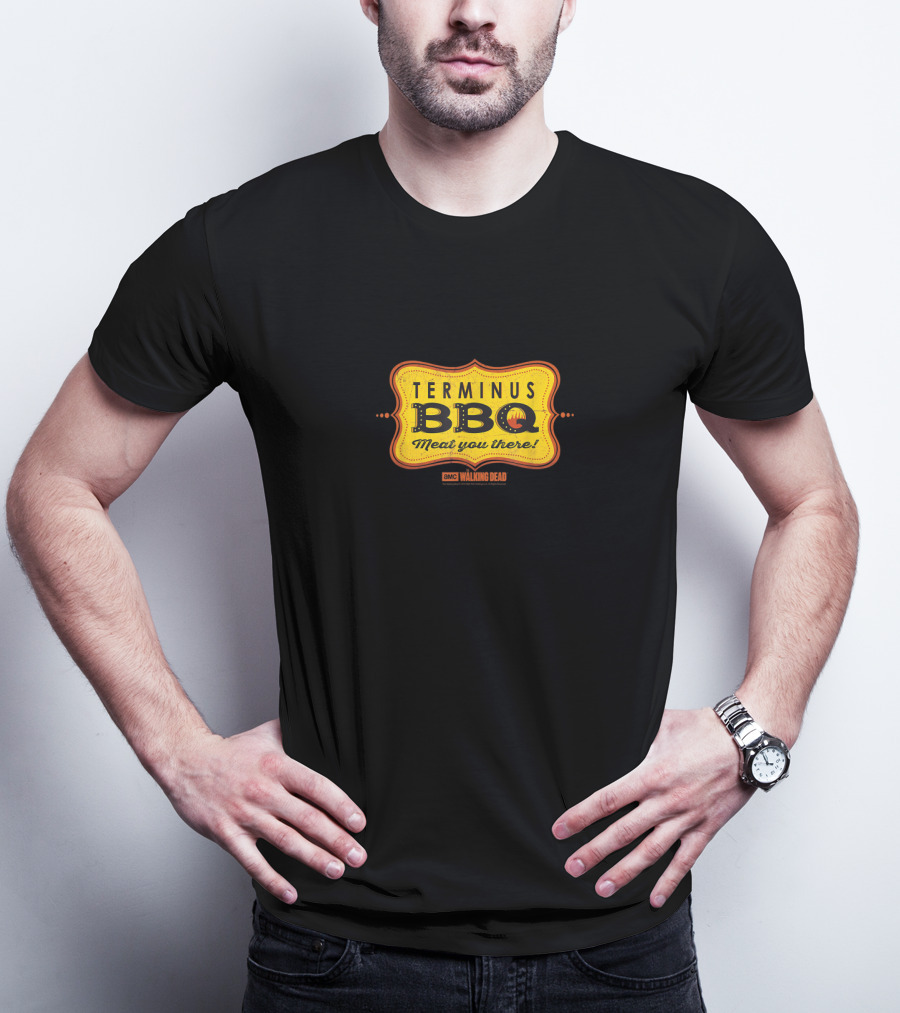 Terminus BBQ Meat You There Walking Dead AMC T-Shirt