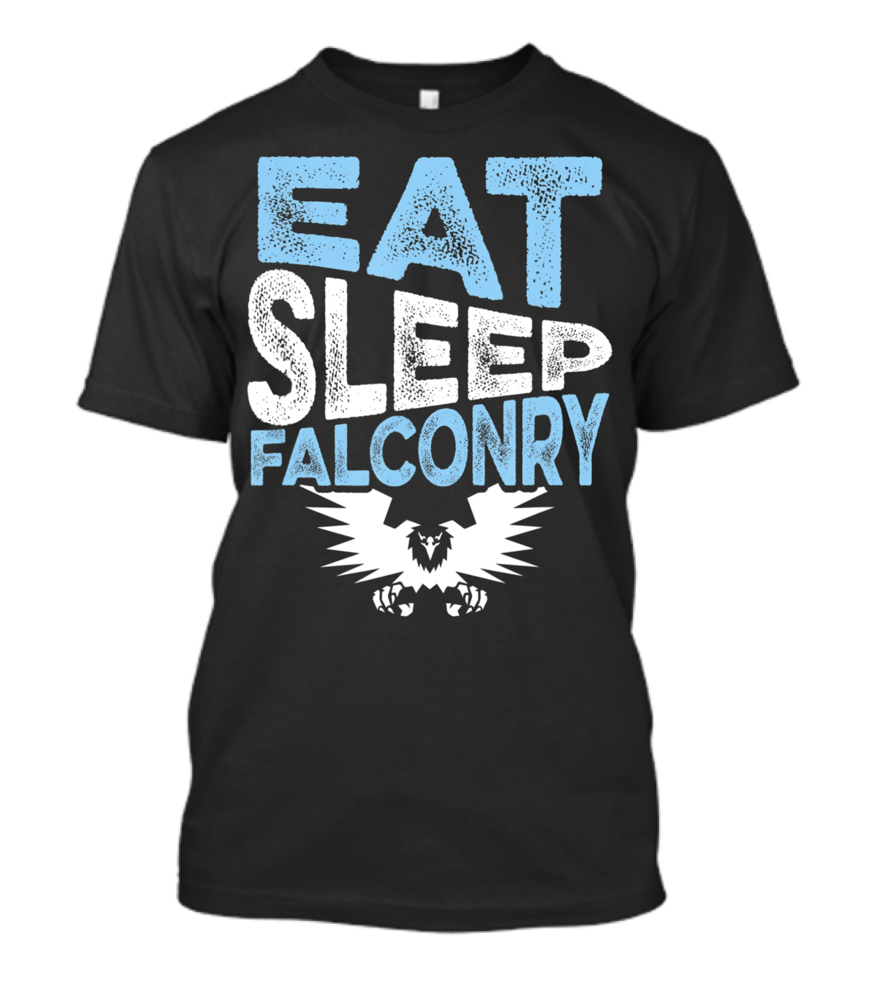 Eat Sleep Falconry Birds Of Prey Falcon Lover With Bold Text And Eagle T-Shirt