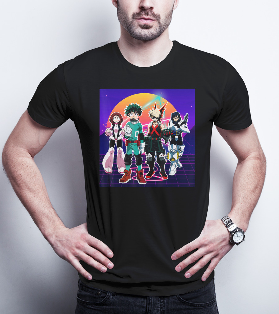 All Together Academia Heroes Essential Manga Series Outfits T-Shirt