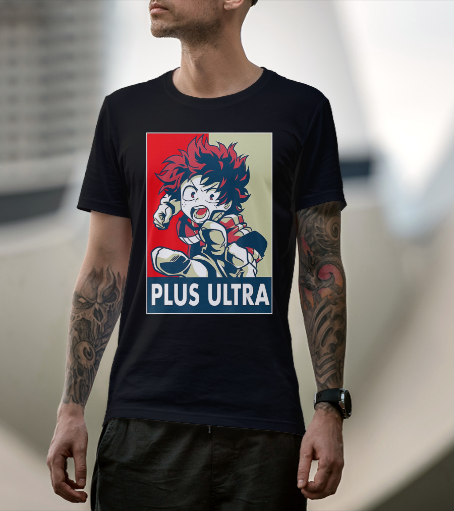 Plus Ultra My Hero Academia Manga Anime Hero T-Shirt