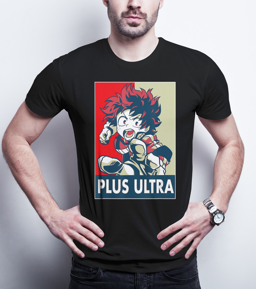 Plus Ultra My Hero Academia Manga Anime Hero T-Shirt