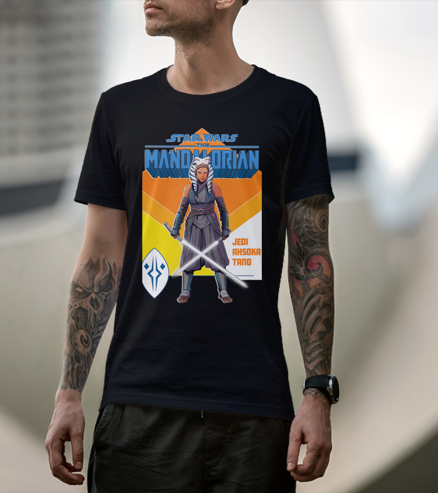Star Wars The Mandalorian Jedi Ahsoka Tano Lightsaber T-Shirt