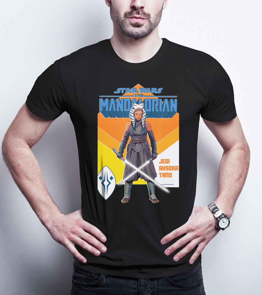 Star Wars The Mandalorian Jedi Ahsoka Tano Lightsaber T-Shirt