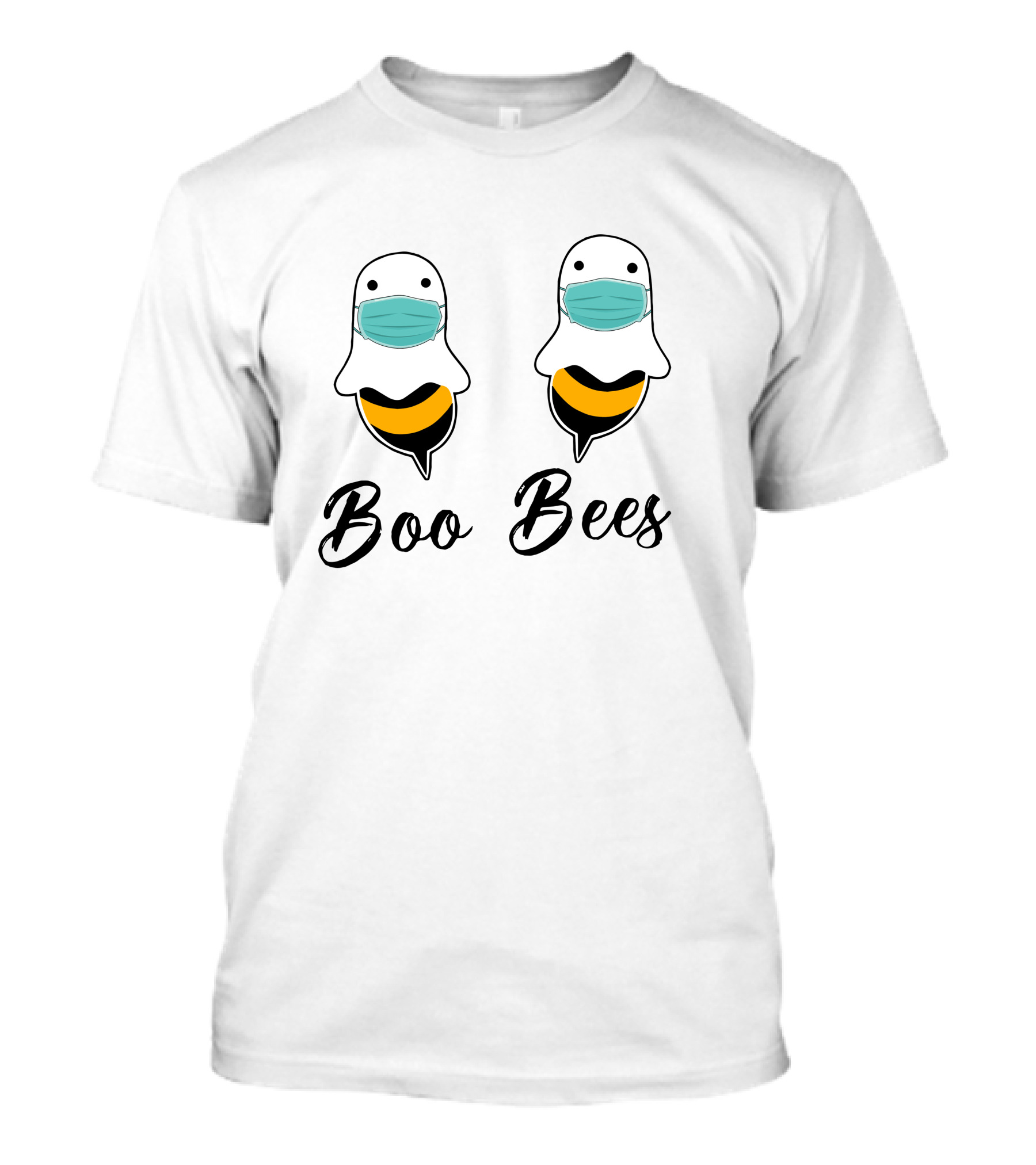 Boo Bees Masked Ghosts Beehive Humor T-Shirt