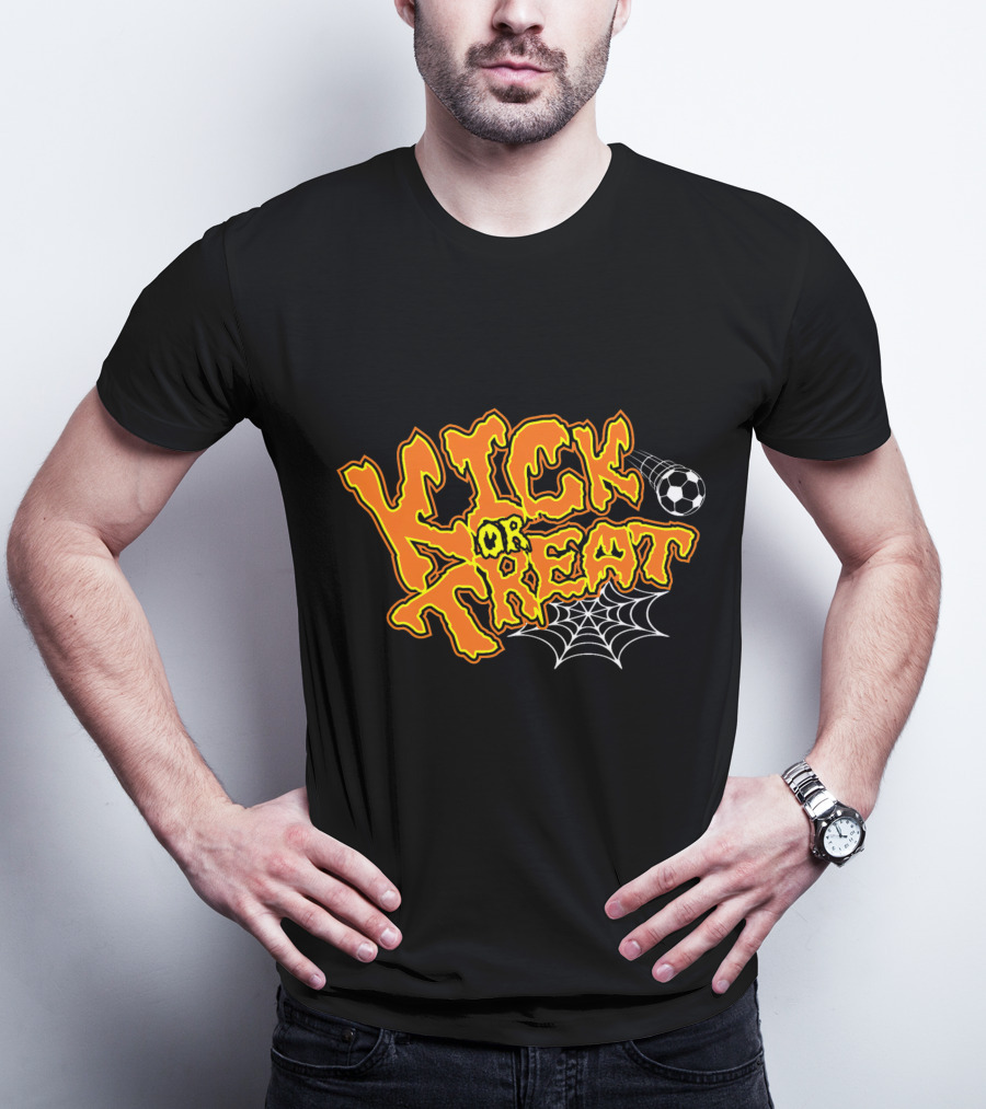 Kick Or Treat Halloween Soccer T-Shirt