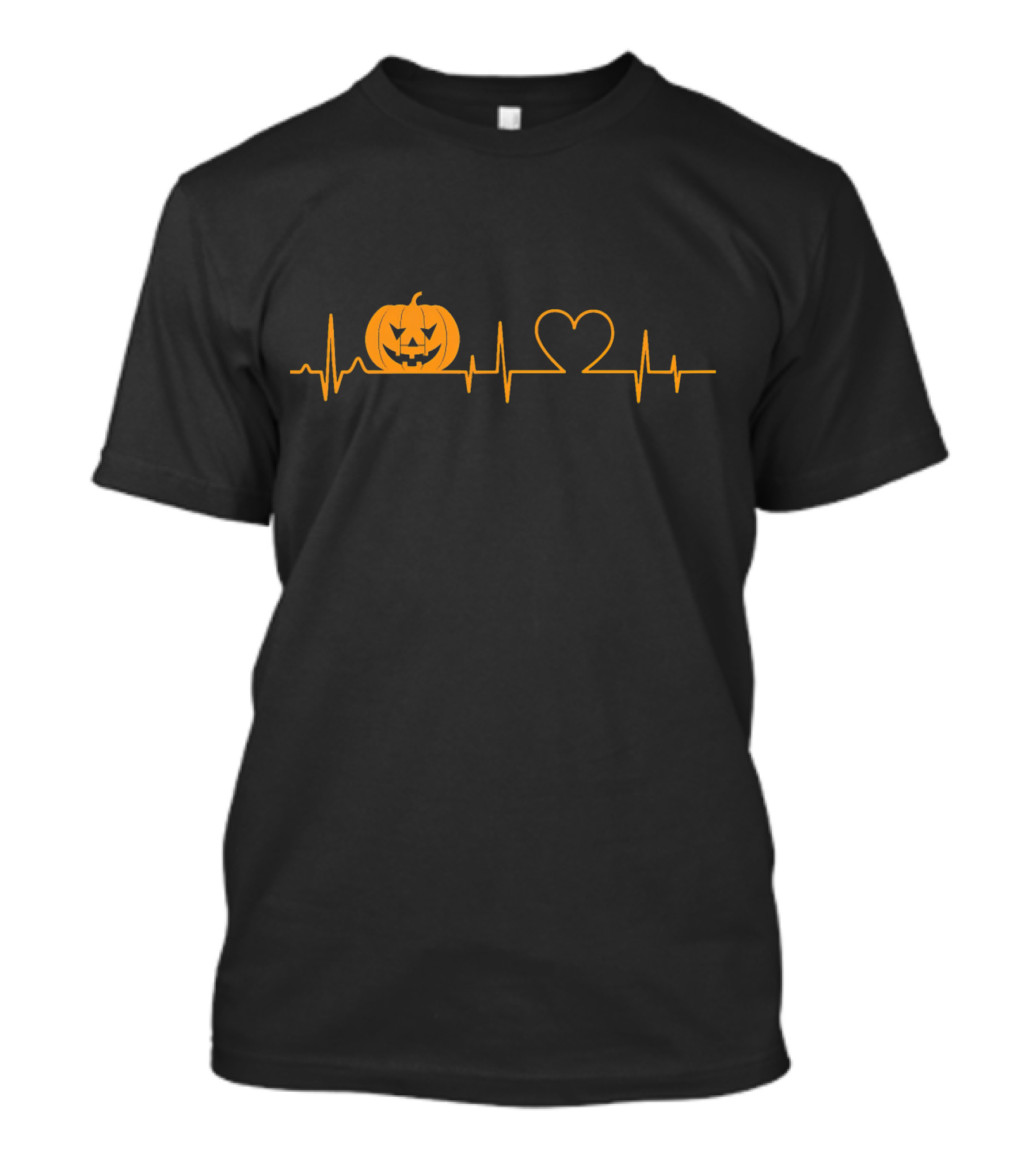 HALLOWEEN Pumpkin Heartbeat Love T-Shirt