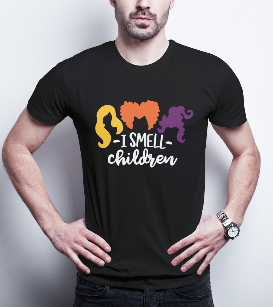 I Smell Children Hocus Pocus Sanderson Sisters Hair T-Shirt