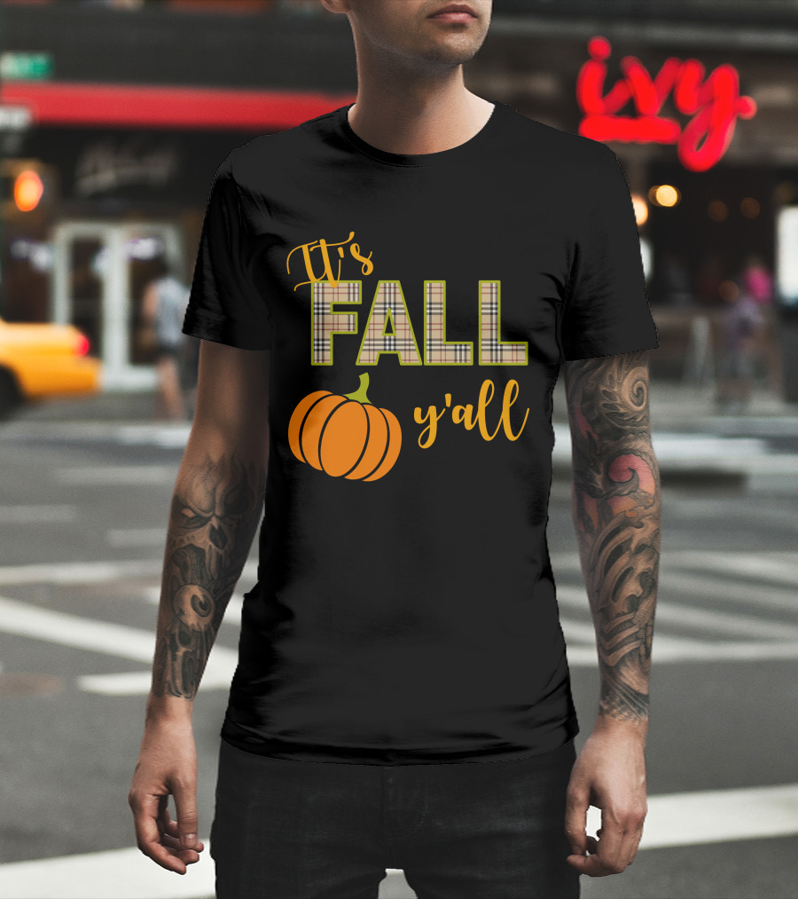 It's Fall Y'all Pumpkin T-Shirt