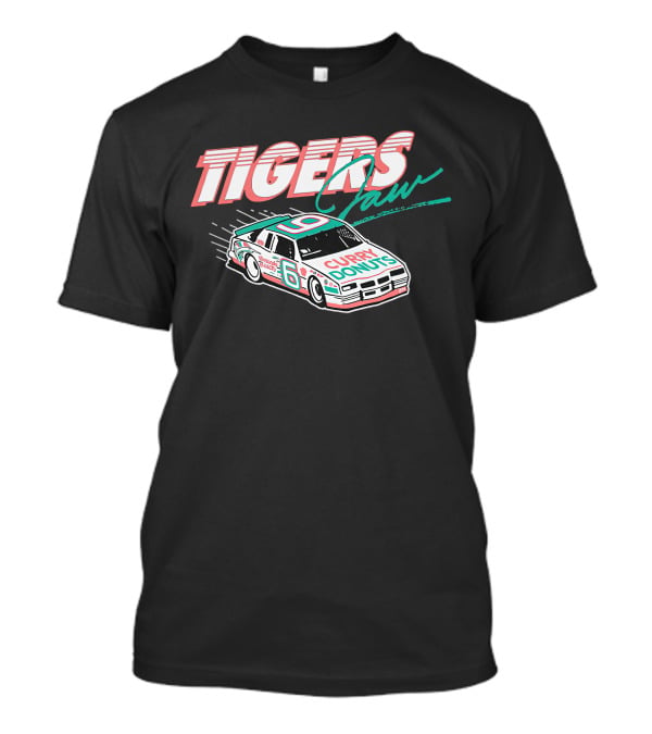 Tigers Jaw Curry Donuts Racing Car 6 Number 9 T-Shirt