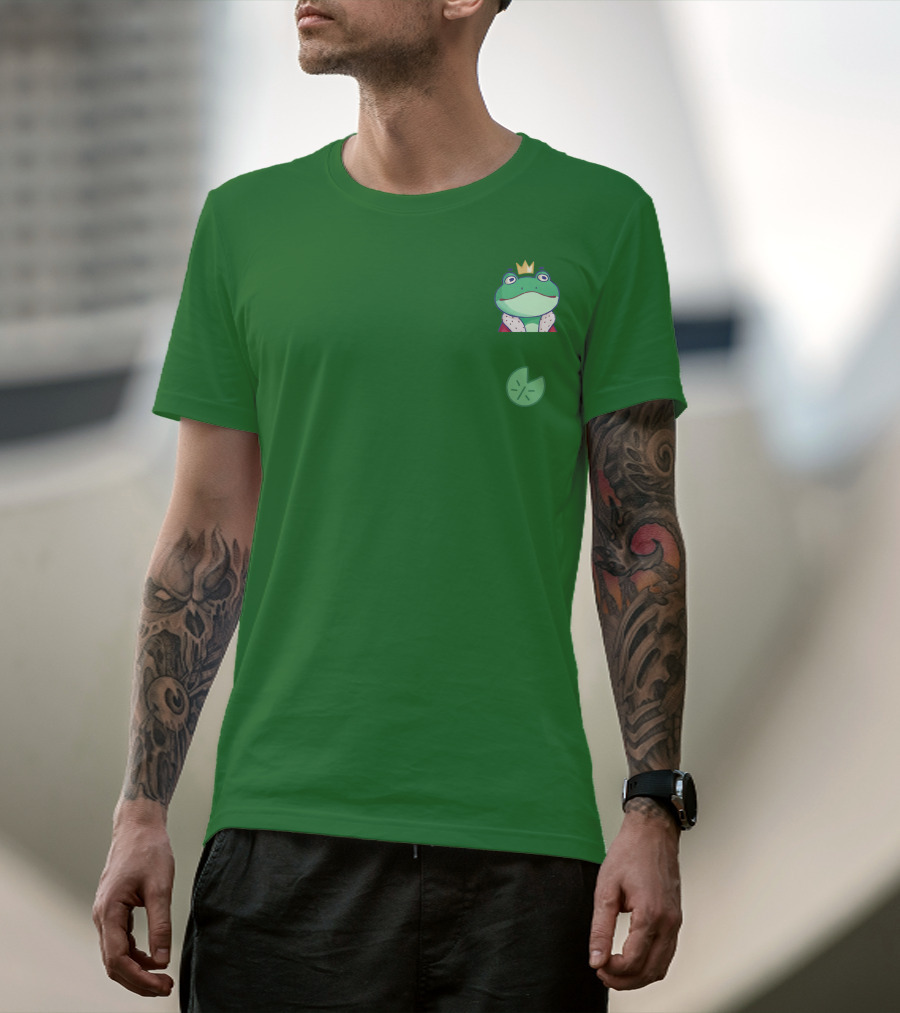 Boomerna Frog King Lily Pad Merch T-Shirt