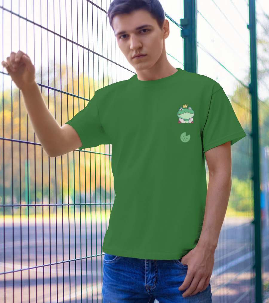 Boomerna Frog King Lily Pad Merch T-Shirt