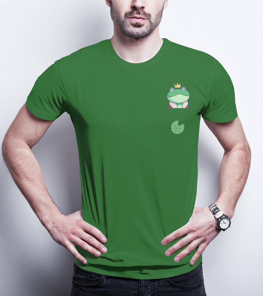 Boomerna Frog King Lily Pad Merch T-Shirt