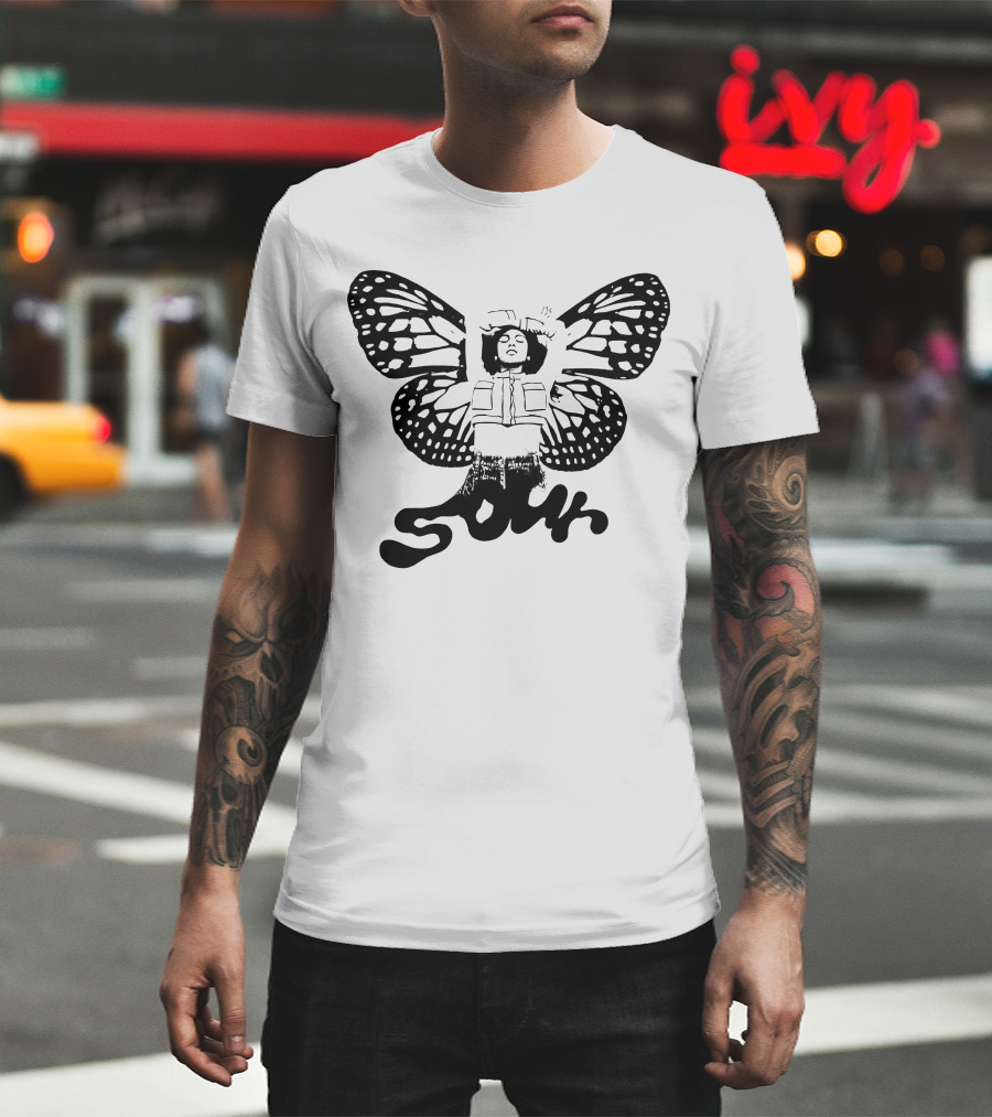 Traitor Olivia Rodrigo Sour Butterfly Wings T-Shirt