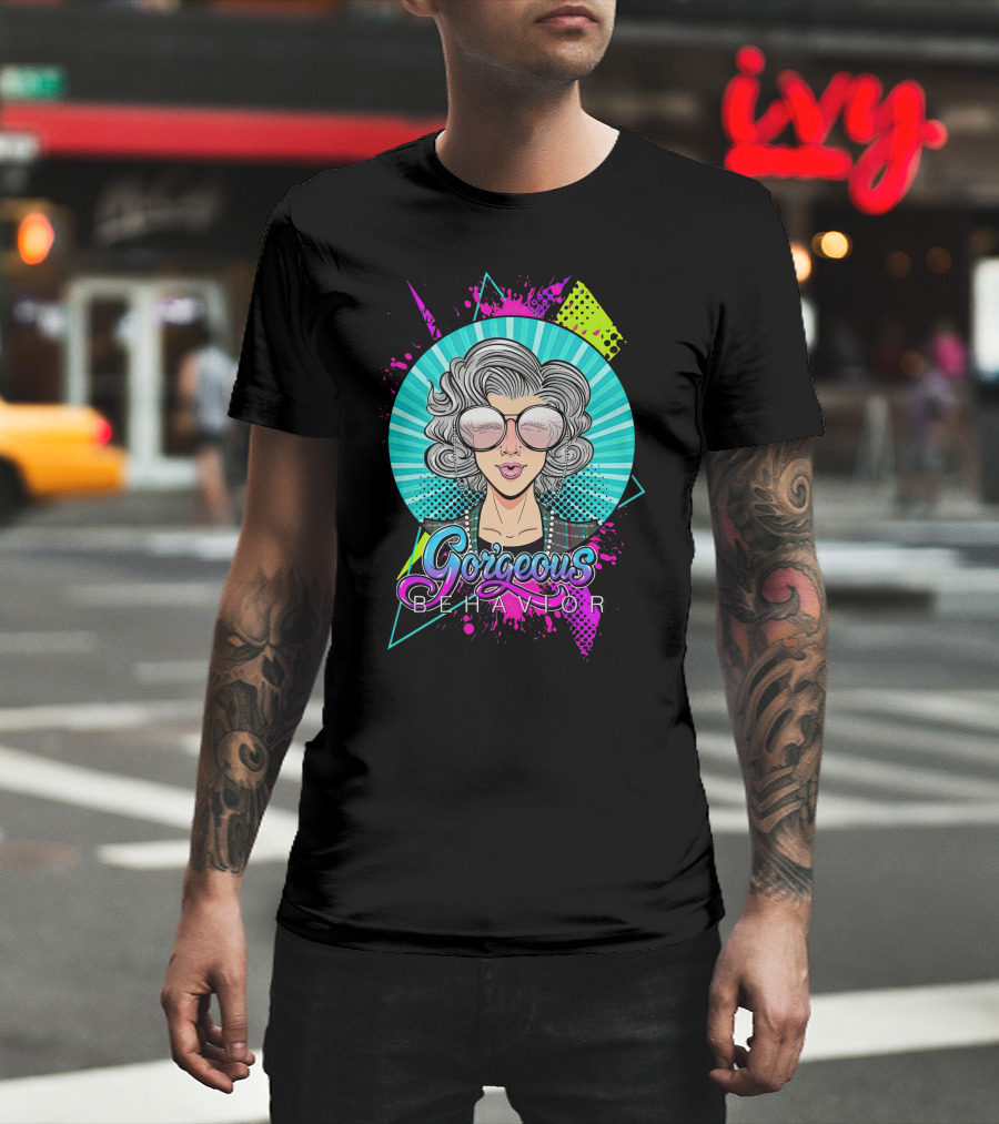 Gorgeous Behavior Granny Merch Vibrant T-Shirt