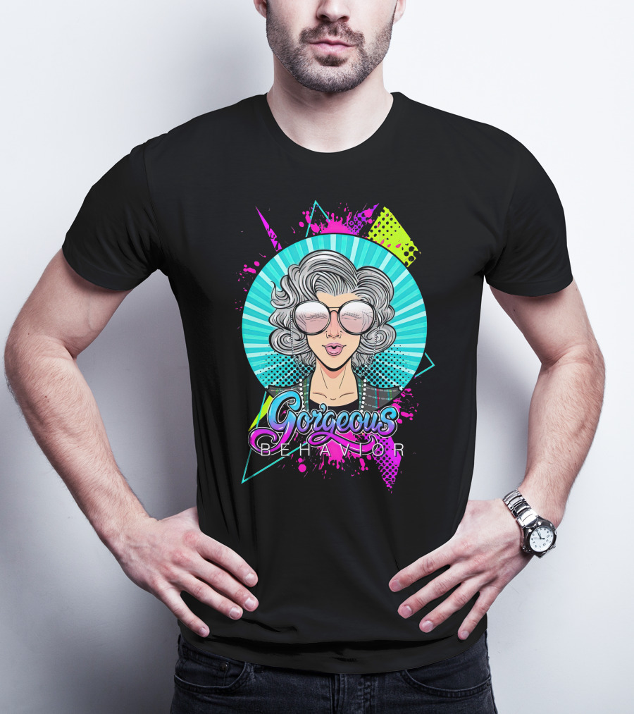 Gorgeous Behavior Granny Merch Vibrant T-Shirt