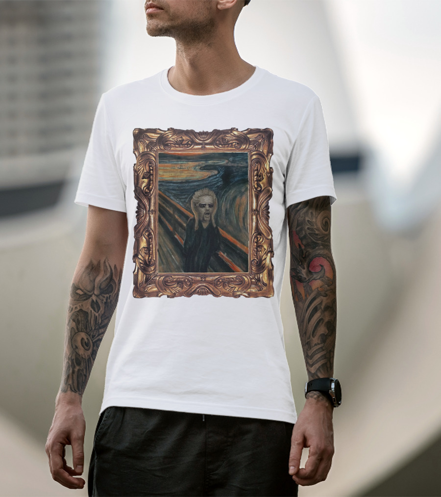 Guy Fieri The Scream Painting T-Shirt