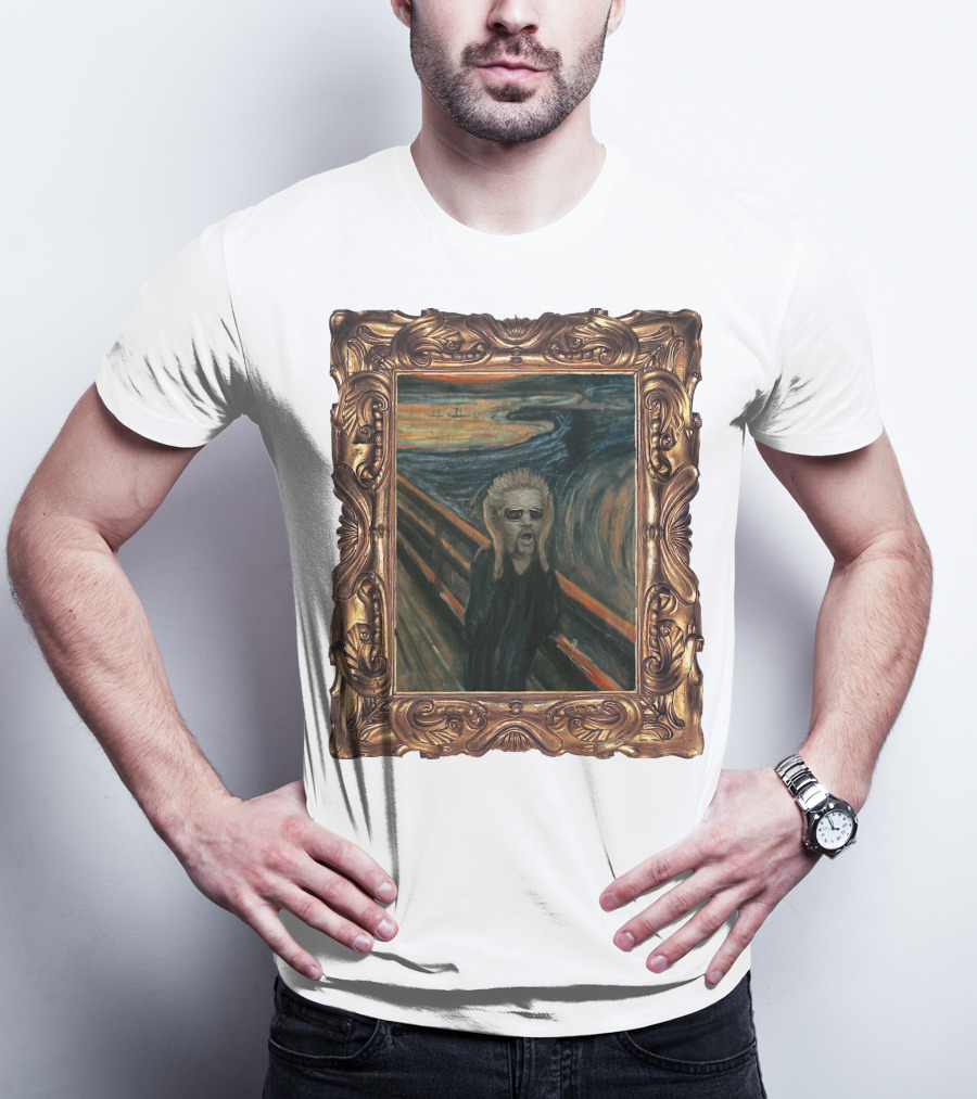 Guy Fieri The Scream Painting T-Shirt