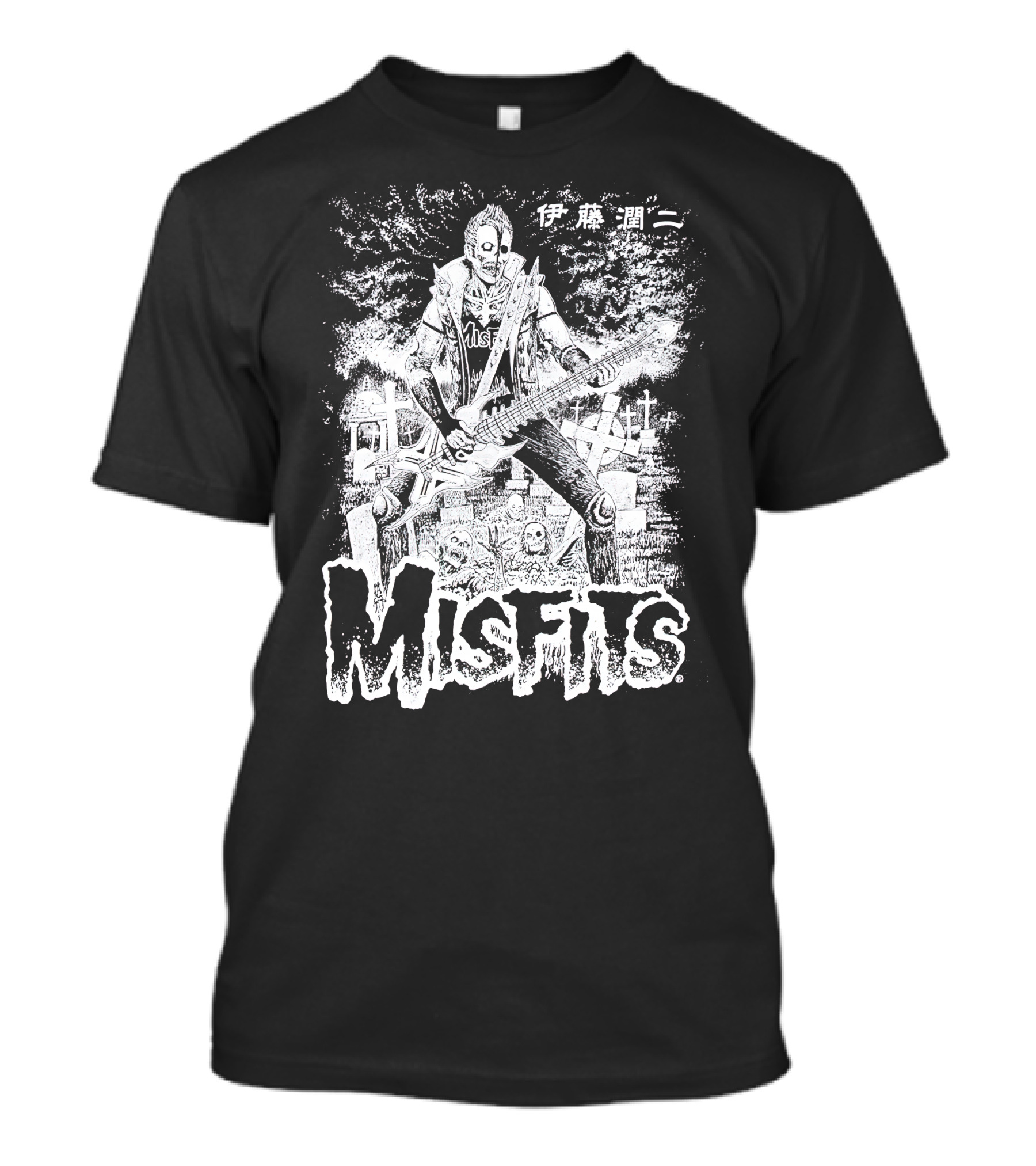 MISFITS Junji Ito Merch Font T-Shirt