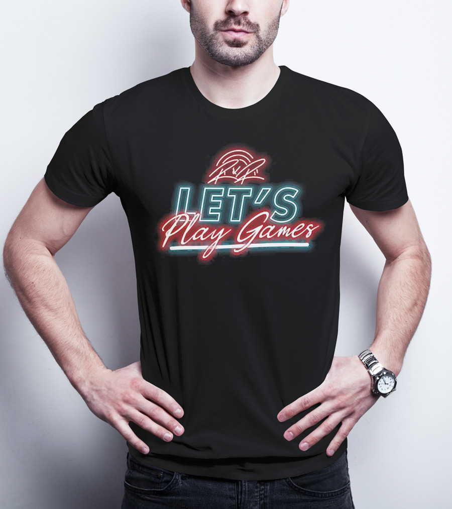 R&R Let's Play Games Neon T-Shirt
