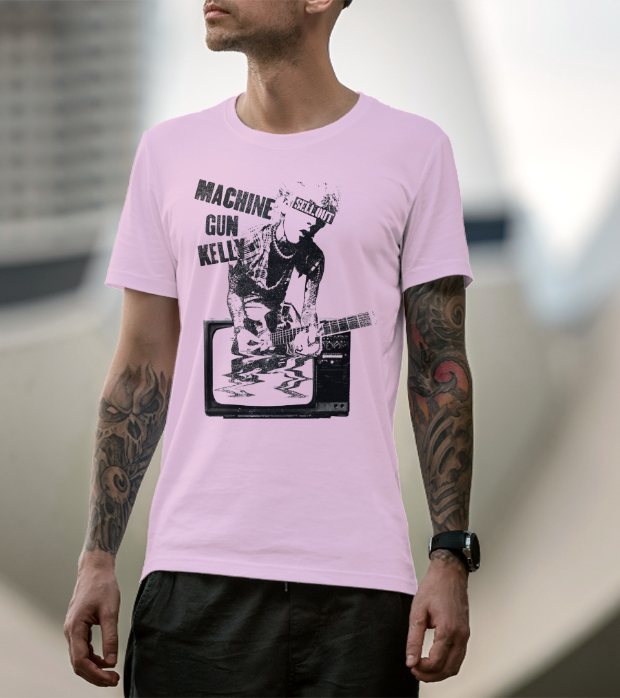 Machine Gun Kelly Sellout TV Guitar T-Shirt