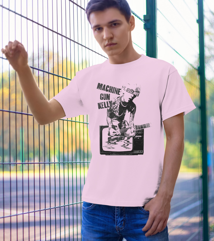 Machine Gun Kelly Sellout TV Guitar T-Shirt