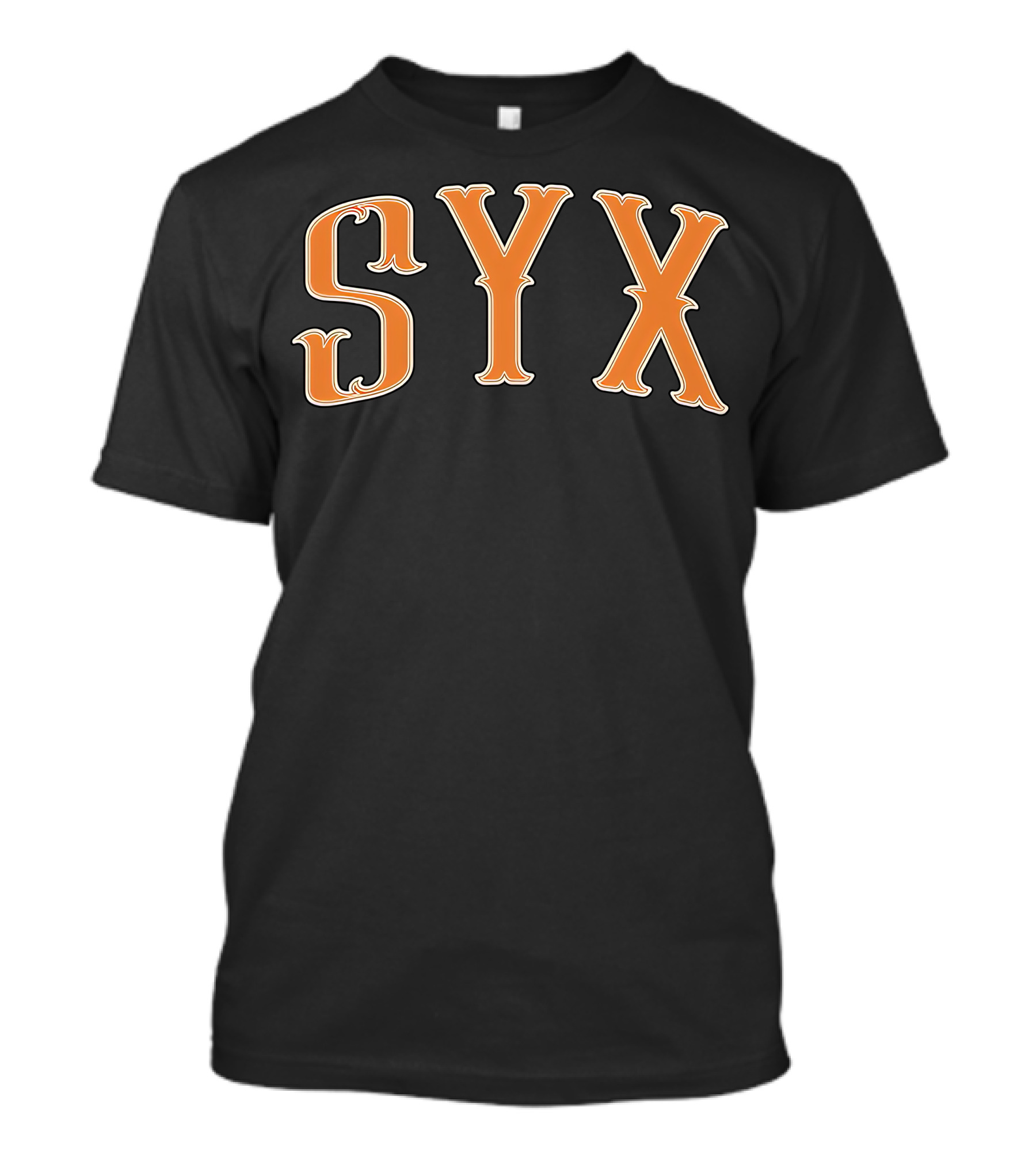 Imdontai Merch Syx Bold Orange Letters T-Shirt