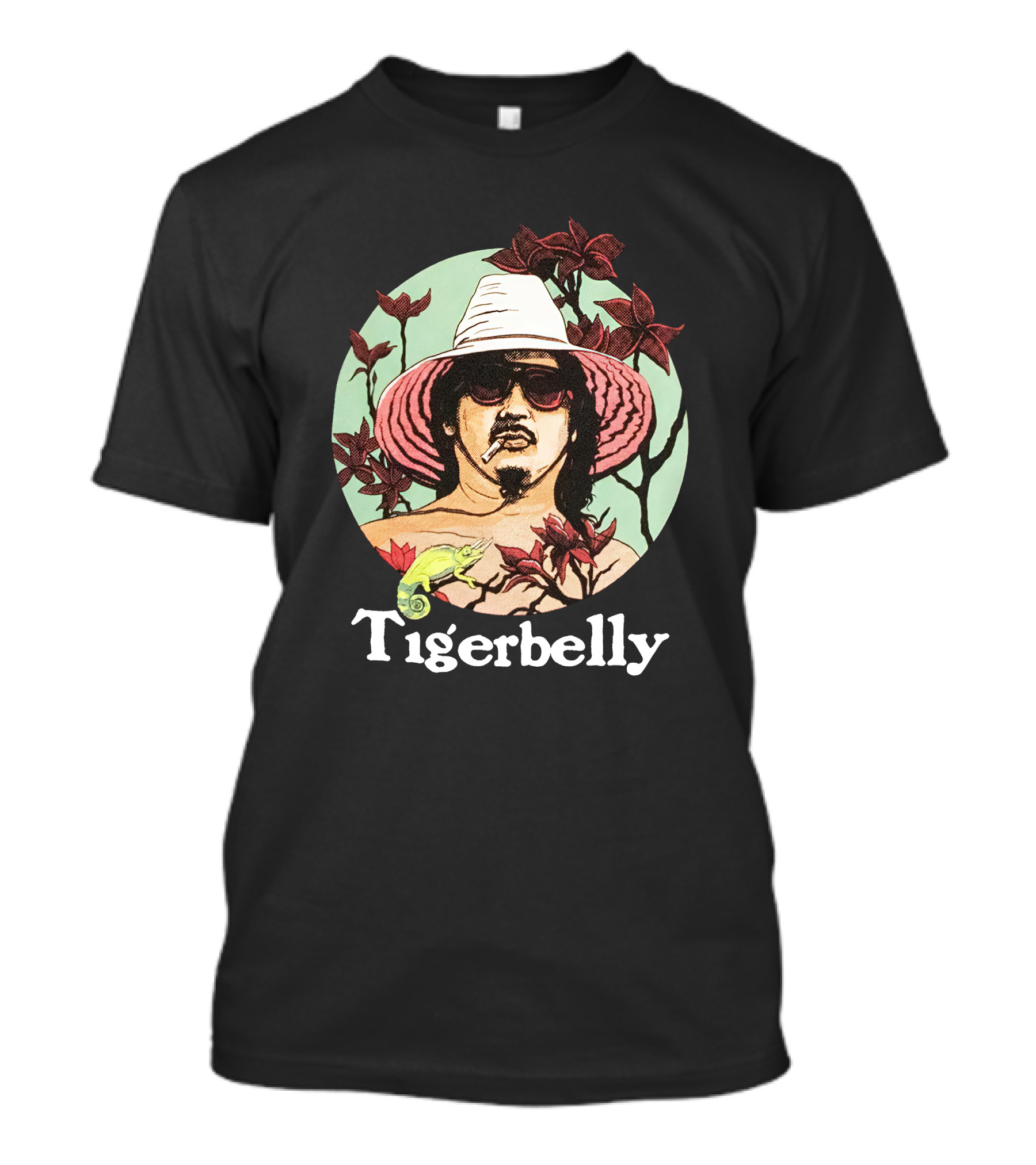 Tigerbelly Merch Hawaii Bobo Chameleon Tropical Hat Sunglasses T-Shirt