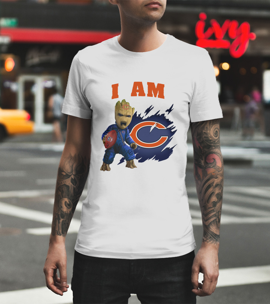 I Am Groot Chicago Bears Football C T-Shirt