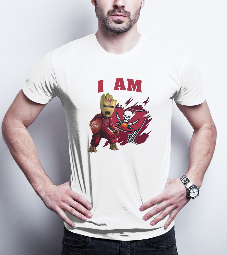 I Am Groot Buccaneers Football Fan T-Shirt